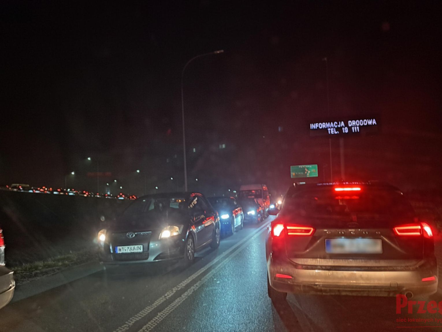 Trasa S7 w Zgorzale całkowicie zablokowana