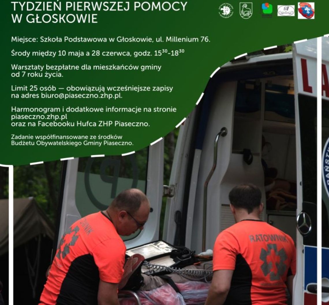 Tydzień pierwszej pomocy w Głoskowie